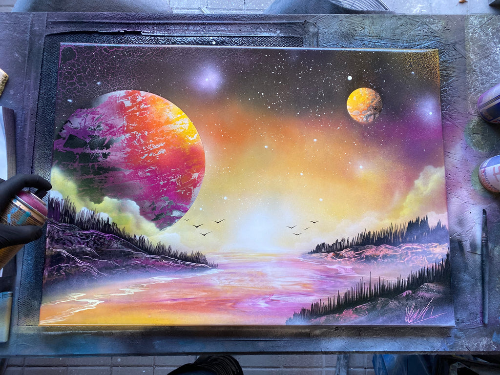 SPACE SUNSET – Skech Art