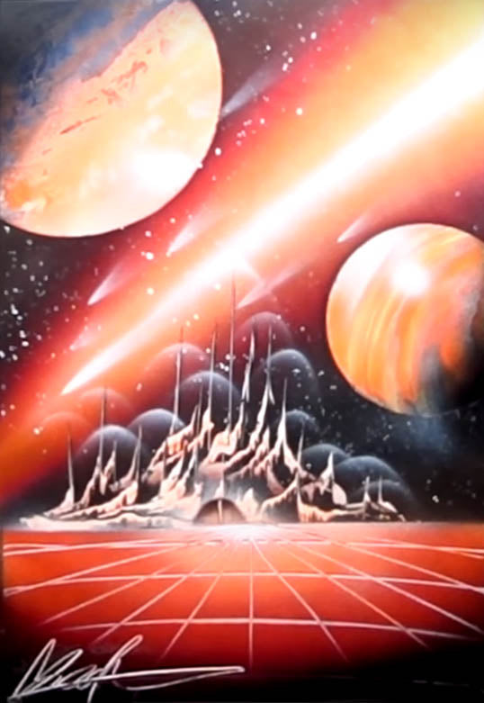 Meteor shower – Skech Art